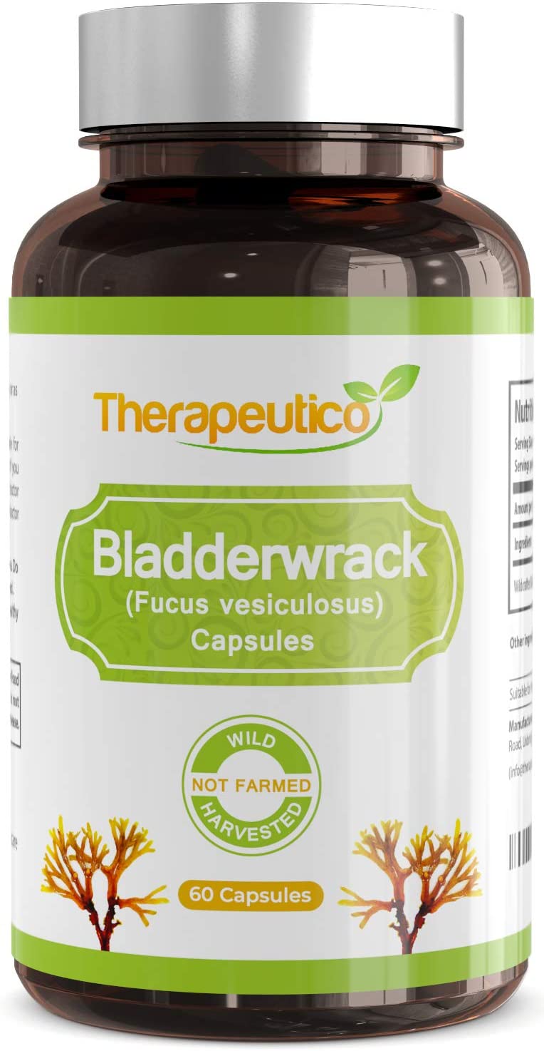 Bladderwrack Capsules | Wild Harvested | 60 Veg Caps | Non-GMO | No Pr ...